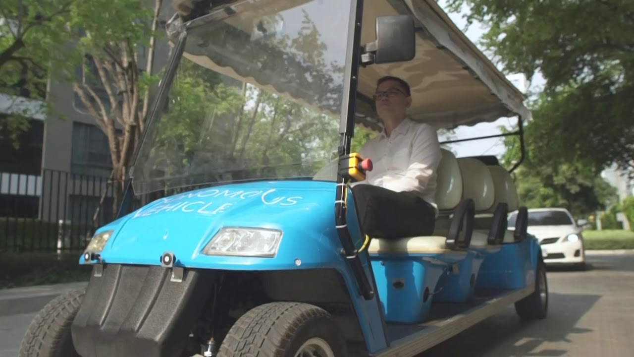Autonomous Golf-cart - YouTube
