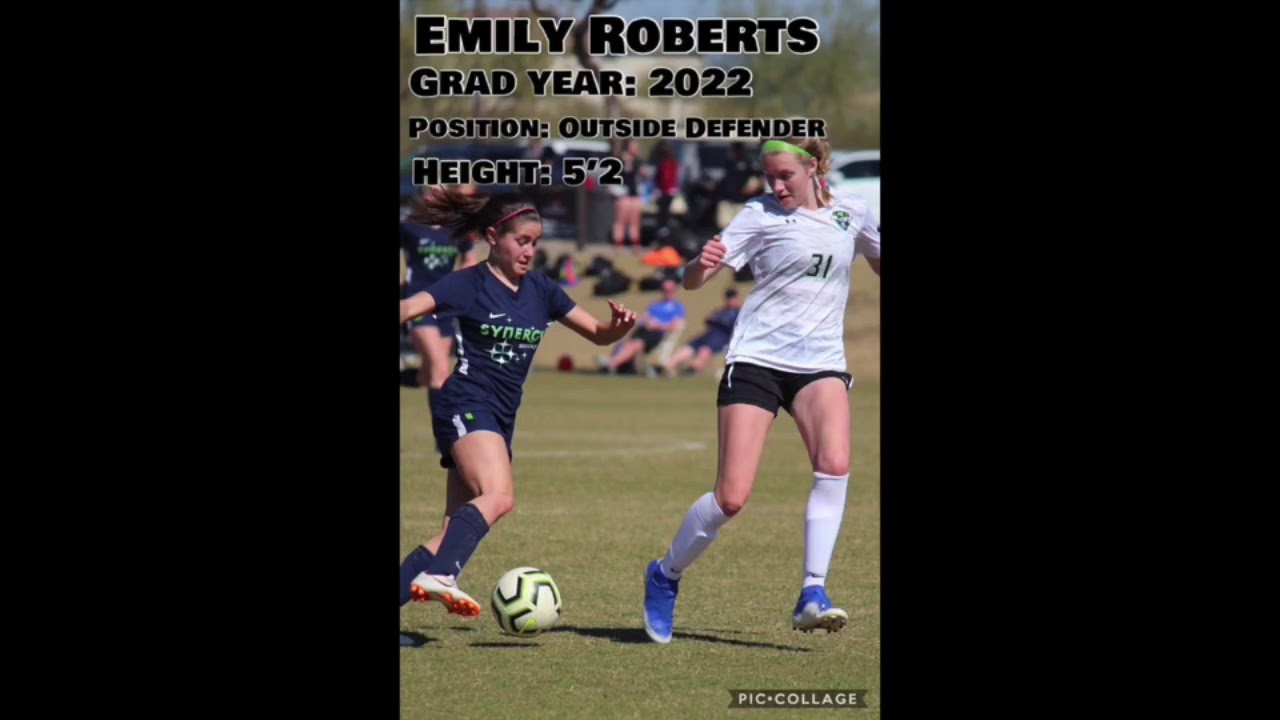 Emily Roberts Soccer highlights - YouTube
