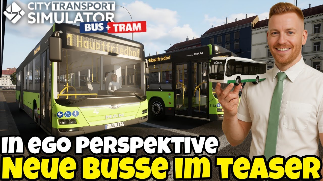 🚌 City Transport Simulator aus der Ego-Perspektive – mit Lenkrad & Shifter im Einsatz! | Neue ...