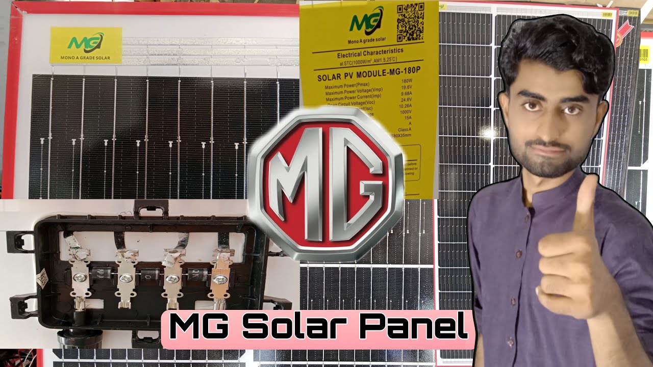 MG Solar Panel 180watt | 180watt Solar Panel | MG Solar Panel Review ...