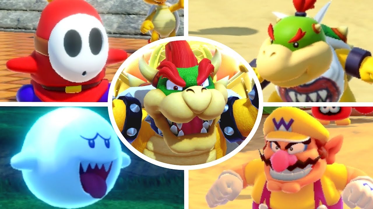 Super Mario Party - All Bosses (Master Difficulty) - YouTube