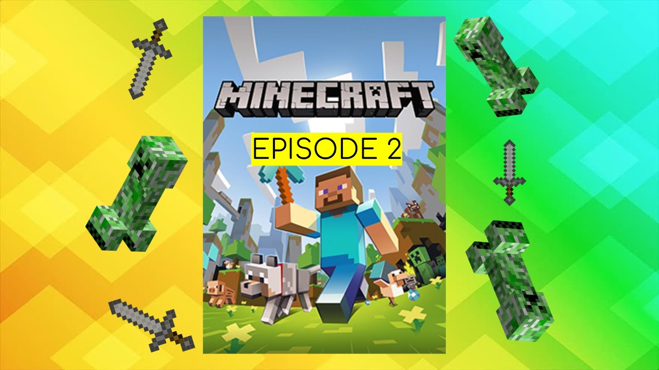 Creepers and Bees! | Minecraft Let's Play Episode 2 - YouTube