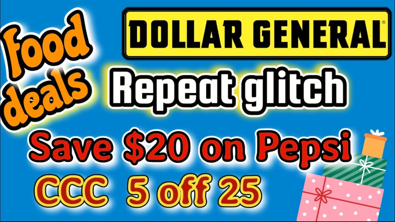 Dollar General repeat glitch💥weekly food scenarios - YouTube