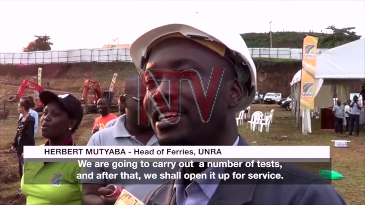 UNRA launches ferry for Sigulu islands - YouTube