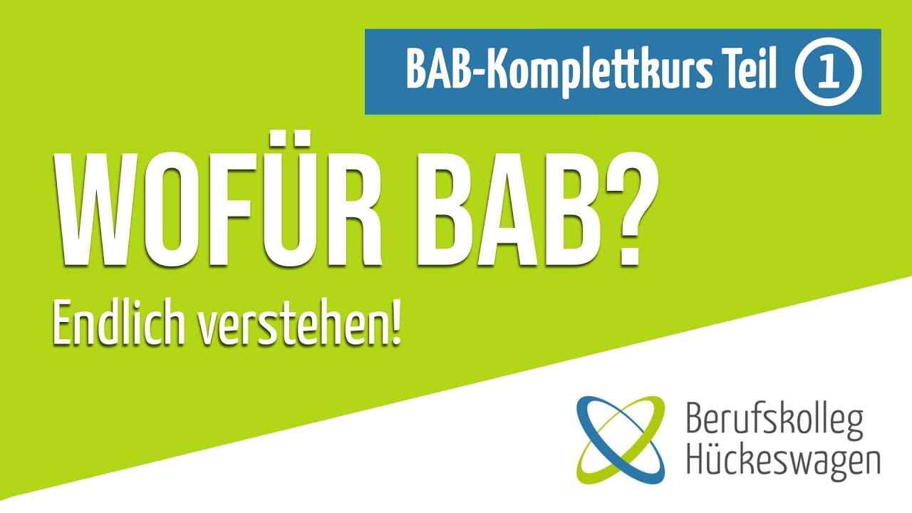 BAB einfach erklärt | Wozu brauchen wir den Betriebsabrechnungsbogen ...