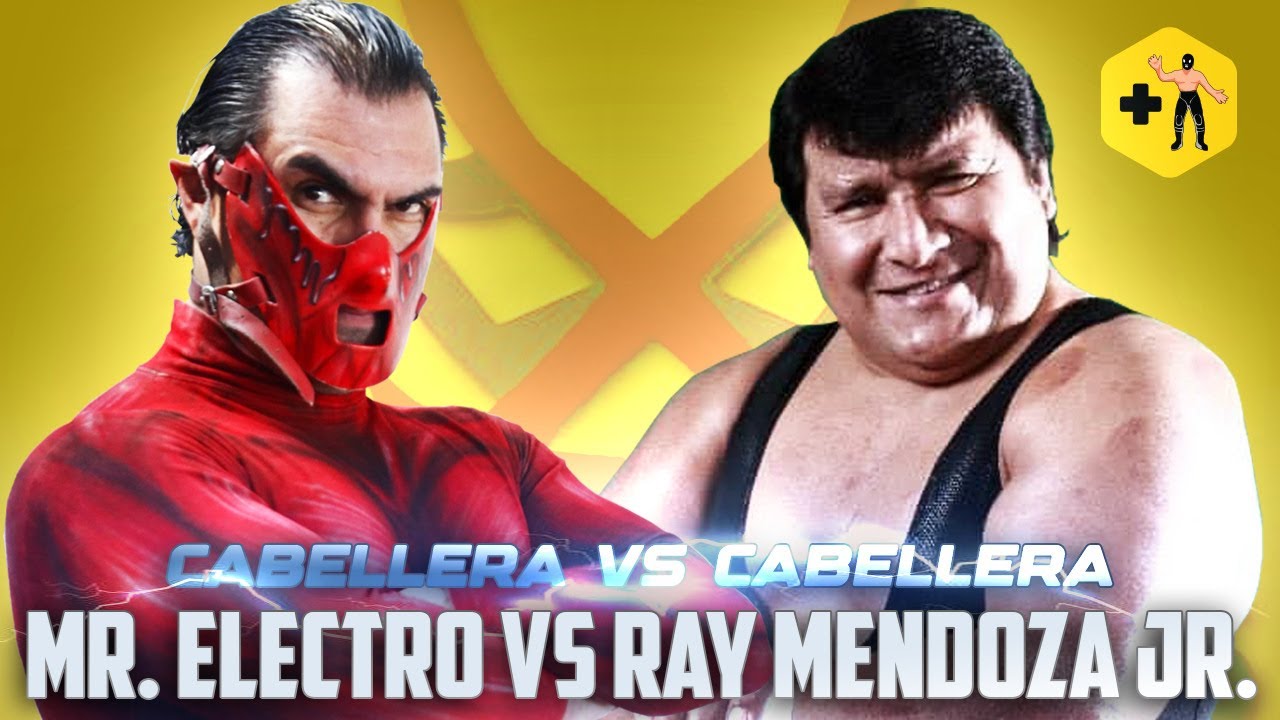 Recordando a VILLANO V | Mr. Electro vs Ray Mendoza Jr. Cabellera vs ...