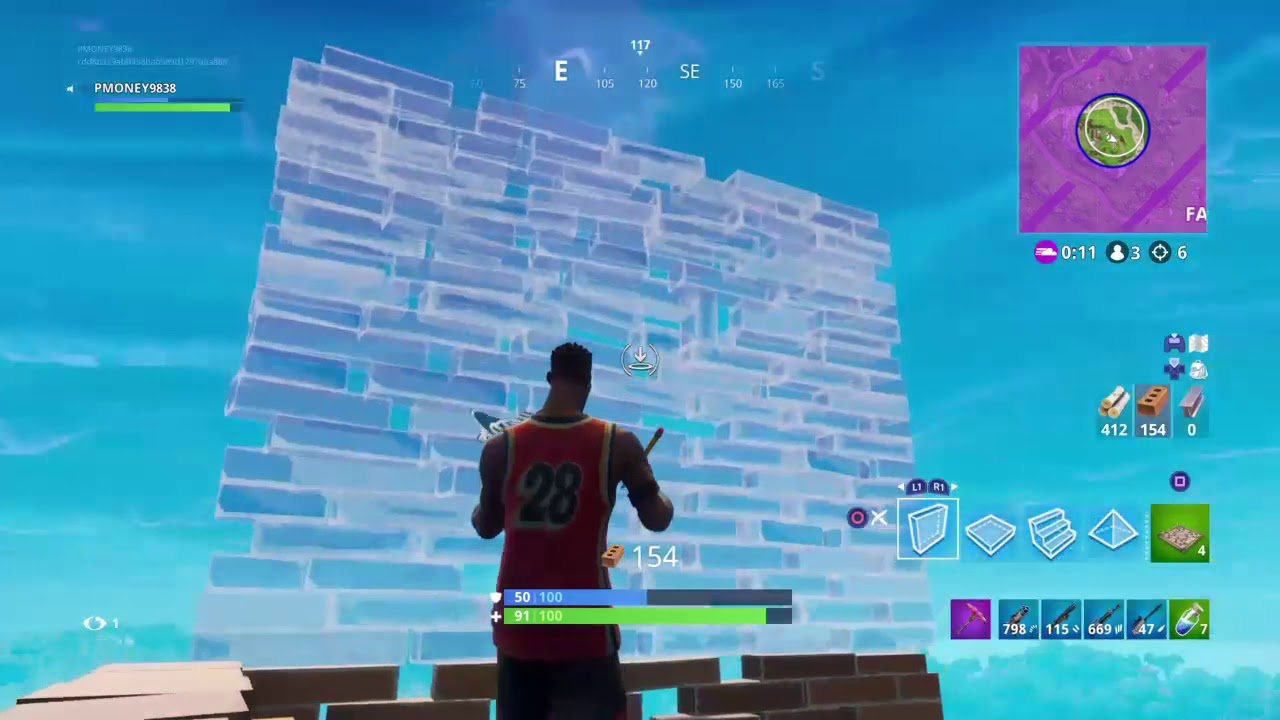 FORTNITE: FIRST GAME USING THE NEW "JUMPSHOT" SKIN - YouTube