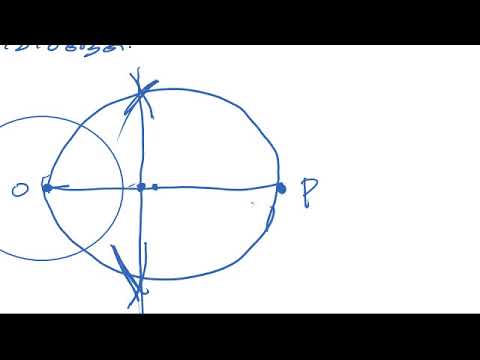 TANGENTS CONSTRUCTION 2 (Two Tangents) - YouTube