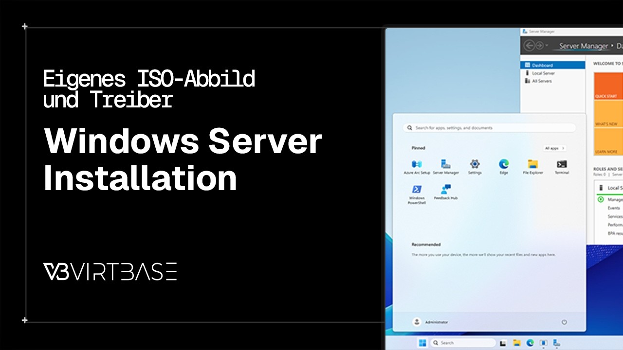 Tutorial: Installation von Windows Server 2025 via ISO - YouTube