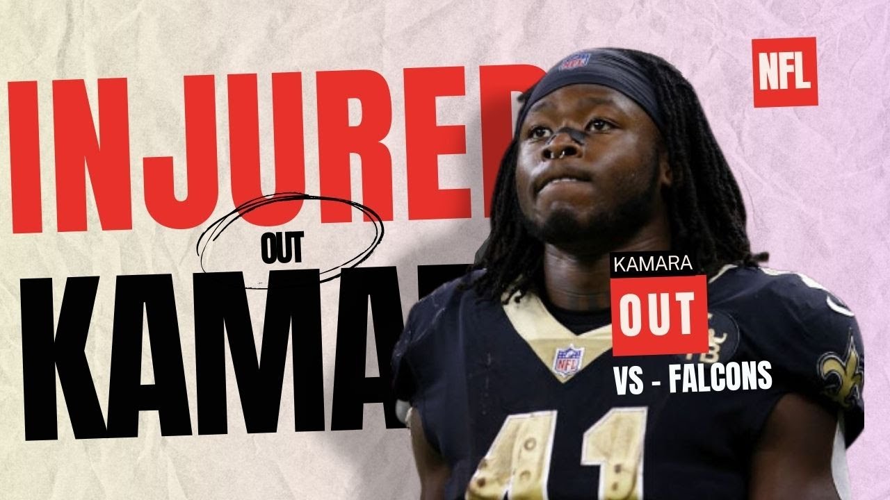 Saints' Alvin Kamara OUT vs Falcons! Juwan Johnson Active - NFL Week 18 ...
