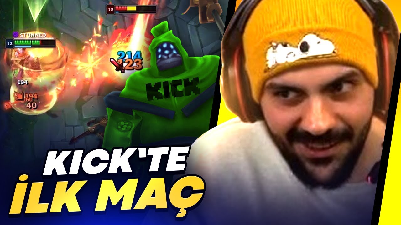 Kick'in ilk maçına özel sırt yaran CAX - YouTube