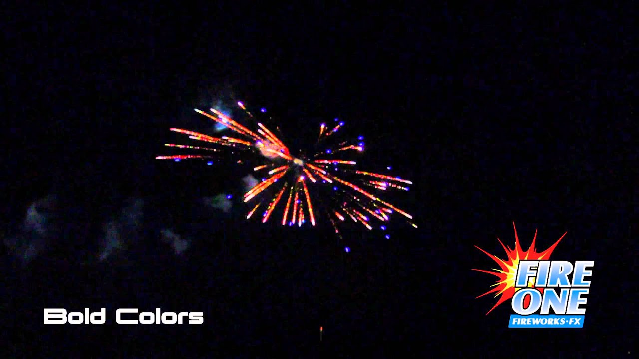 Bold Colors - Fire One Fireworks - YouTube
