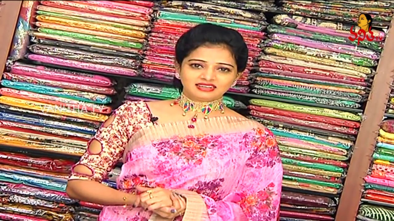 Different Styles Of Fancy Sarees | Hello Ladies | Vanitha TV Sarees ...