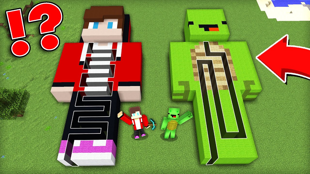 JJ STATUE MAZE vs Mikey STATUE MAZE challenge in Minecraft ! (Maizen ...