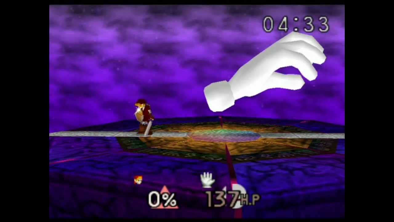 Super Smash Brothers nintendo 64 Walk Through. Unlocking Captain Falcon ...