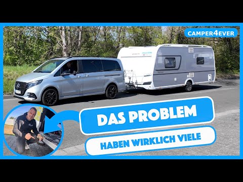 erste Fahrt mit neuem Zugwagen und Wohnwagen I erst Problem lösen - warum machen die Hersteller das?