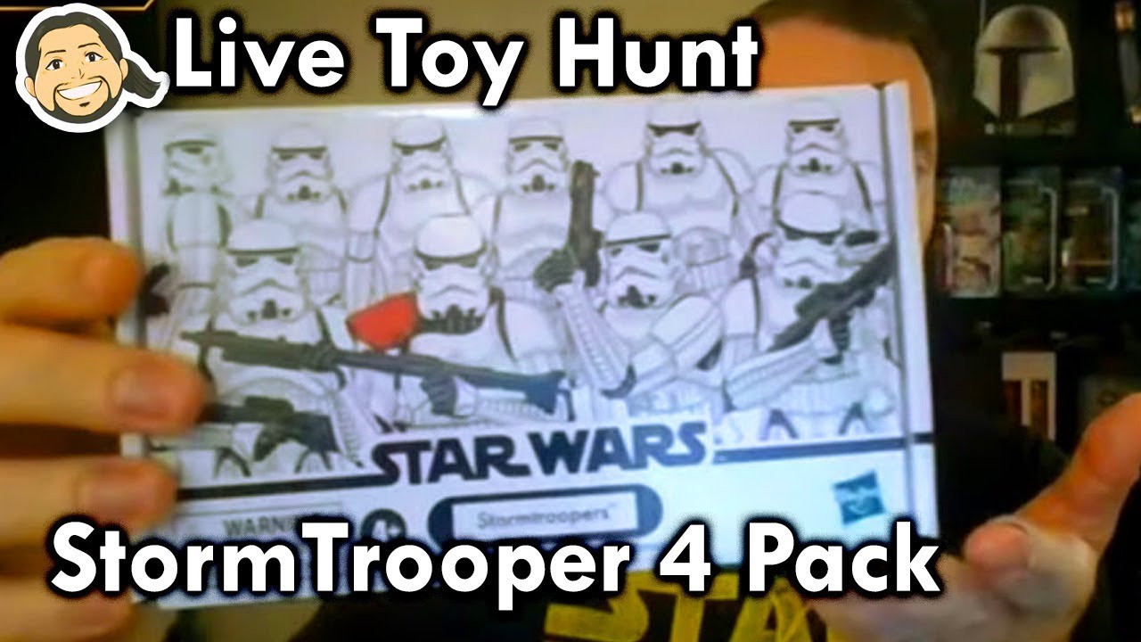 LIVE Toy Hunt Hasbro Pulse Exclusive TVC Stormtrooper 4 Pack Star Wars ...