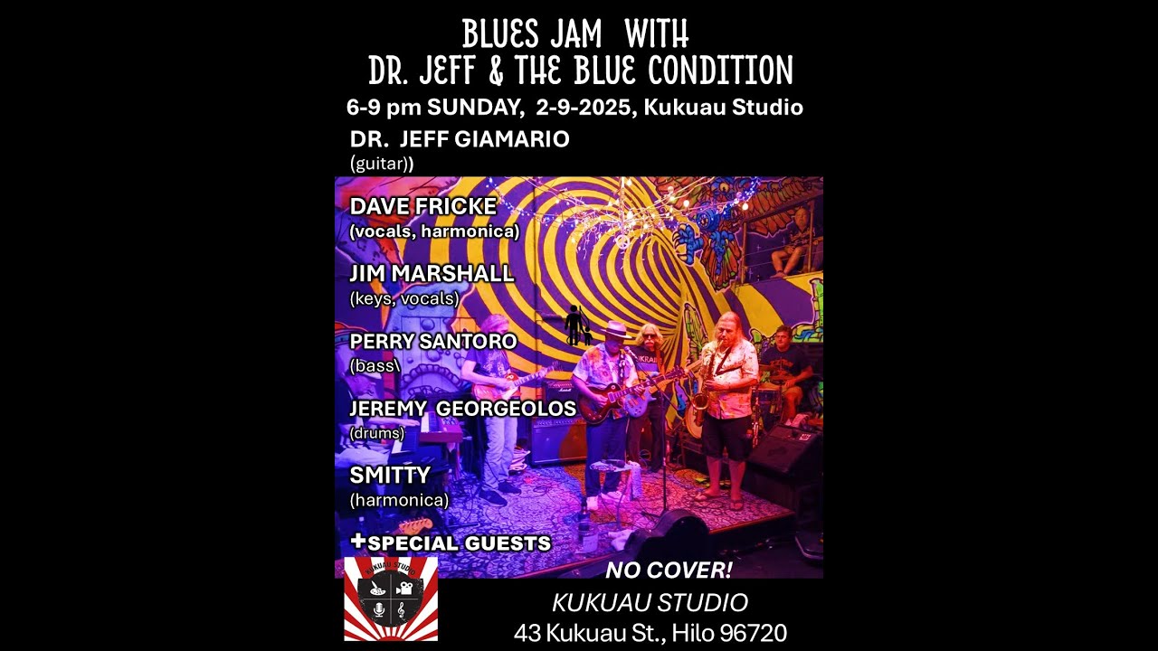 2nd Sunday Blues Jam w/ Dr. Jeff & friends - YouTube