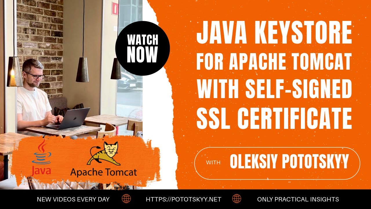 Configure With Java Keystore On Apache Tomcat With A Self Signed Ssl Youtube