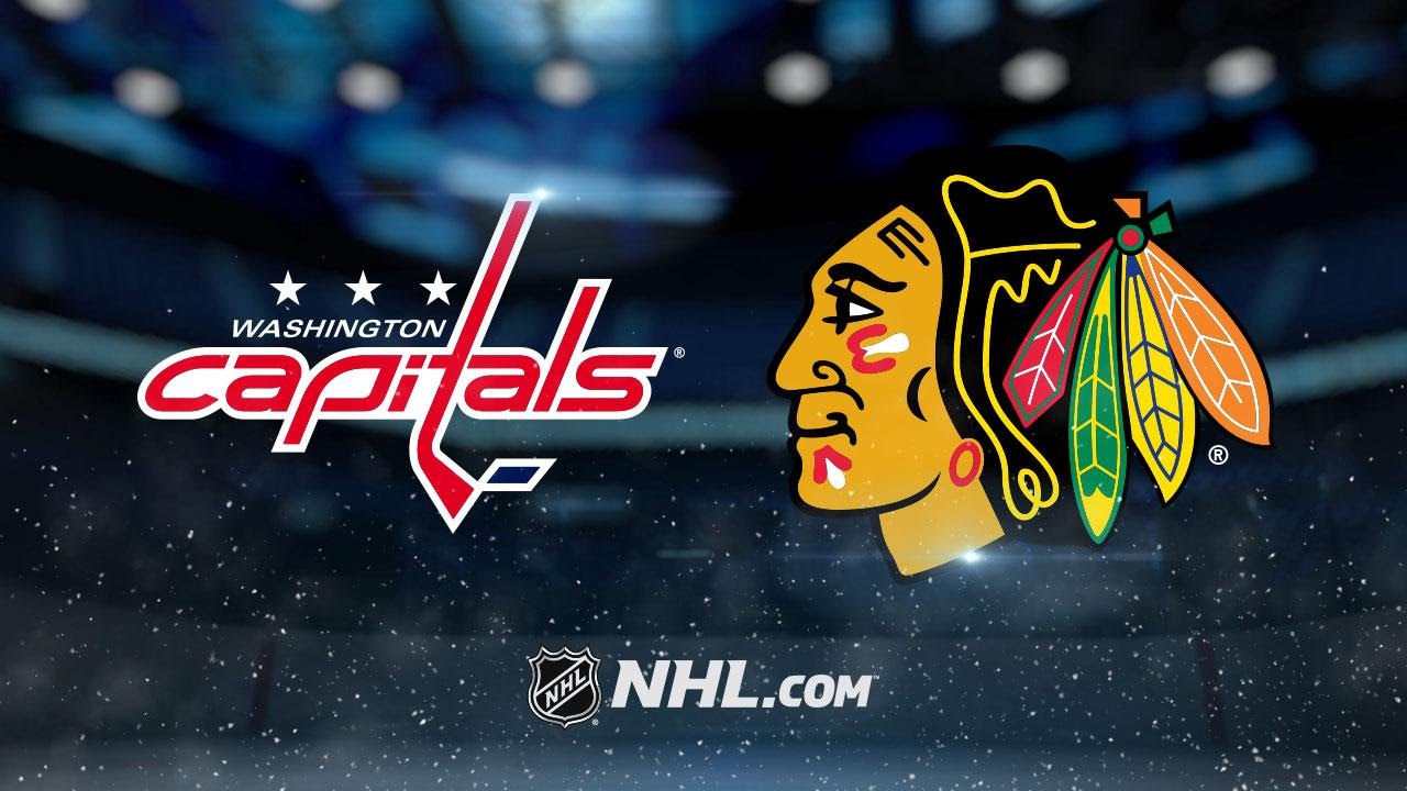 Crawford, Rasmussen lead Blackhawks over Capitals - YouTube
