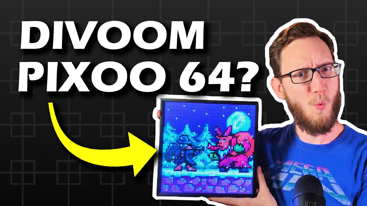 Gamer Gift Idea: Divoom Pixoo 64! (A Pixel Artist's Review) - YouTube