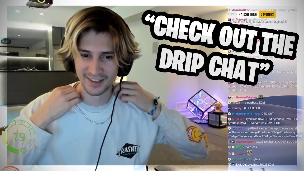 xQc shows off his new drip - YouTube