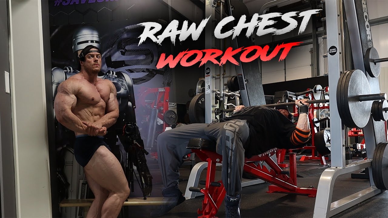 CHEST SESSION + POSING 5 WEEKS OUT - YouTube