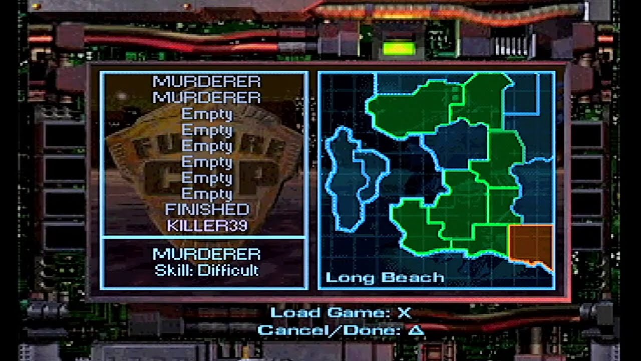 Future Cop L.A.P.D. Menu for 30 Minutes - YouTube