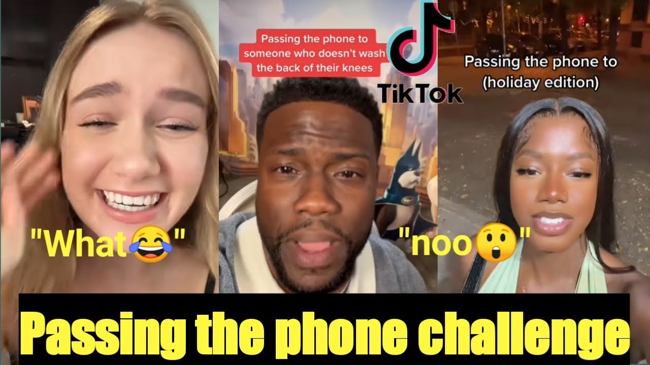 Passing The Phone Challenge Gone Wrong😂😂 - YouTube