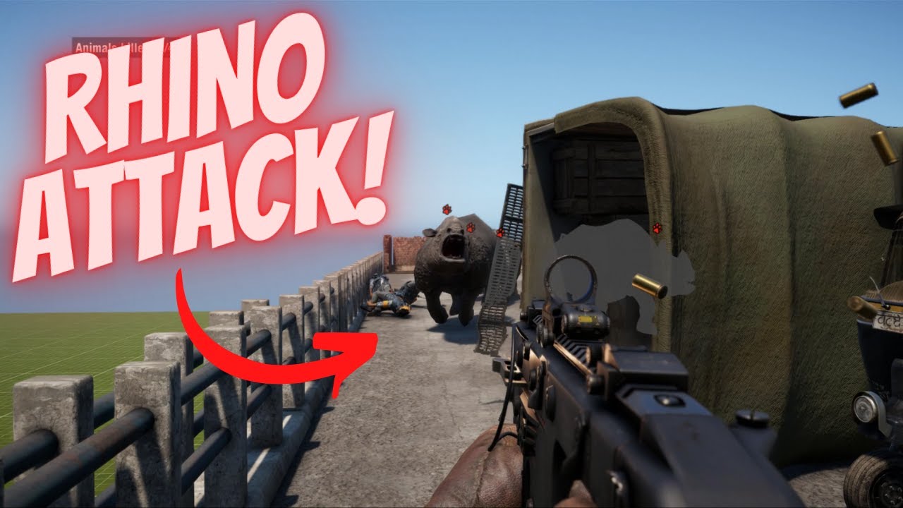 Insane Rhino Rampage! - YouTube