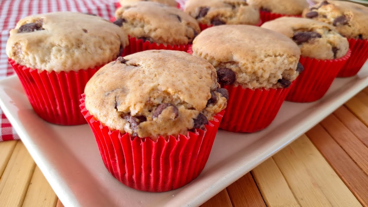 Como Fazer Muffin Americano Fofinho | Receita Fácil e Deliciosa! - YouTube