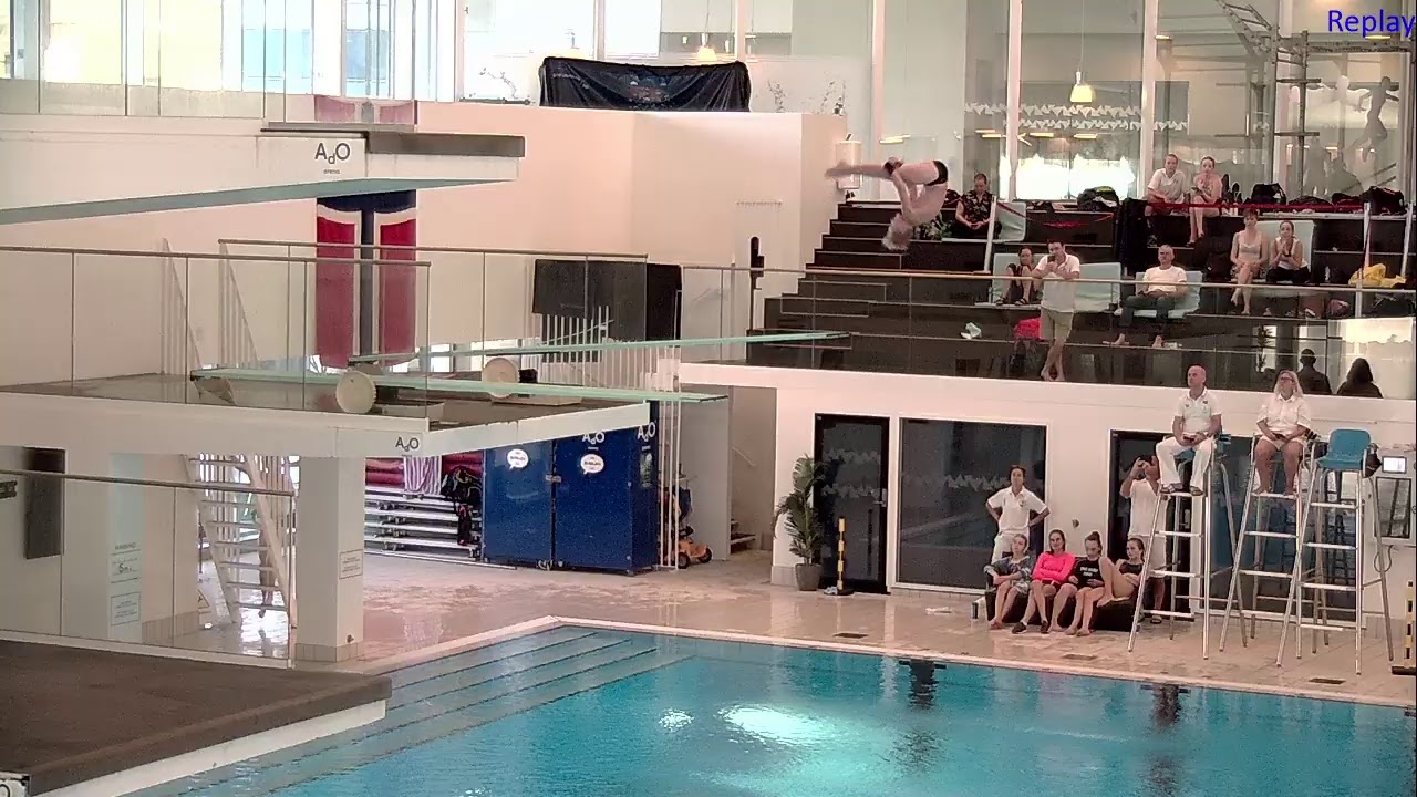 Norgesmesterskap i stuping 2020 Junior - Gutter C - 3m - YouTube