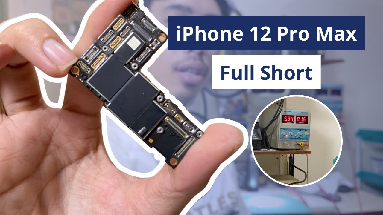 iPhone 12 Pro Max MATI TOTAL Short Capacitor - YouTube