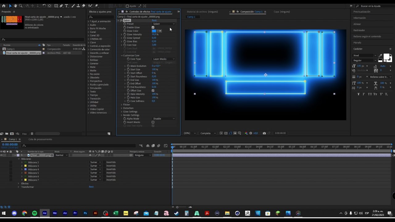 COMO HACER RECUADROS EN RESOLUME - YouTube
