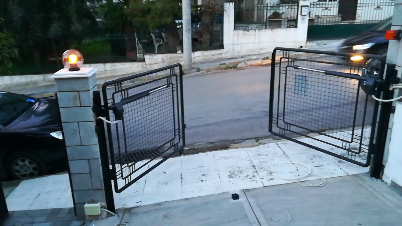 Μηχανισμος γκαραζοπορτας - YouTube