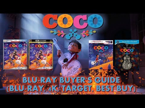 COCO - BLURAY UNBOXING (BLURAY, 4K, TARGET, BEST BUY) - BLURAY BUYERS GUIDE!