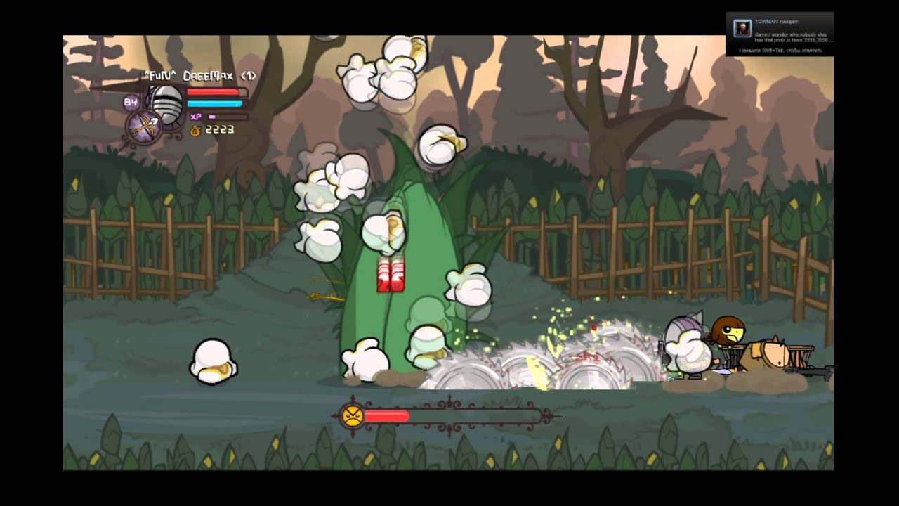 Castle Crashers Corn Boss Insane Solo No Glitch No Potions (Fencer ...