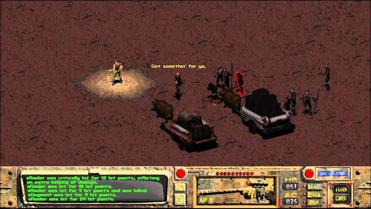 Let's Play Fallout 1: Part 12 Caravan Run - YouTube