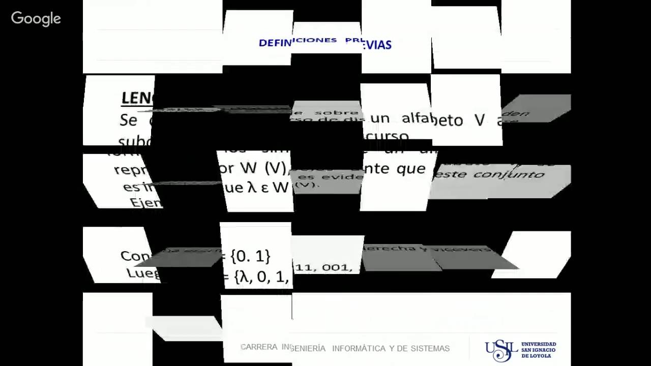 LENGUAJE Y GRAMATICA FORMAL - YouTube