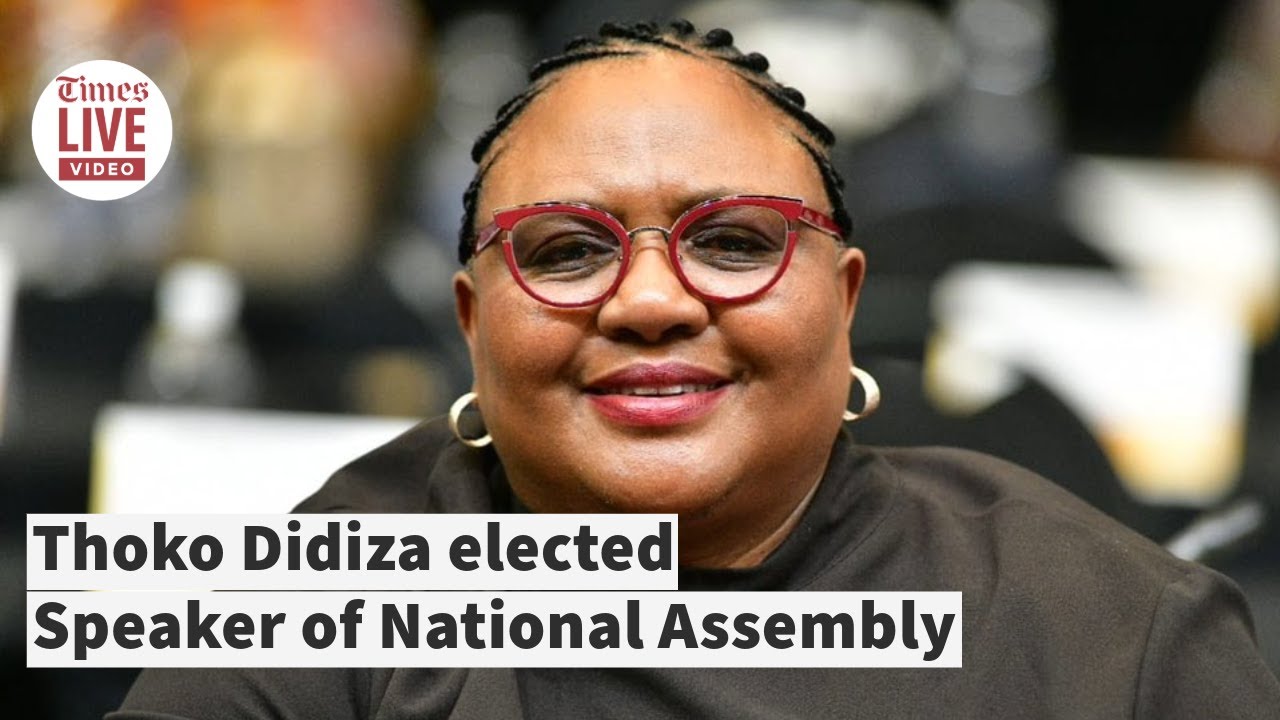 Thoko Didiza elected Speaker of National Assembly - YouTube