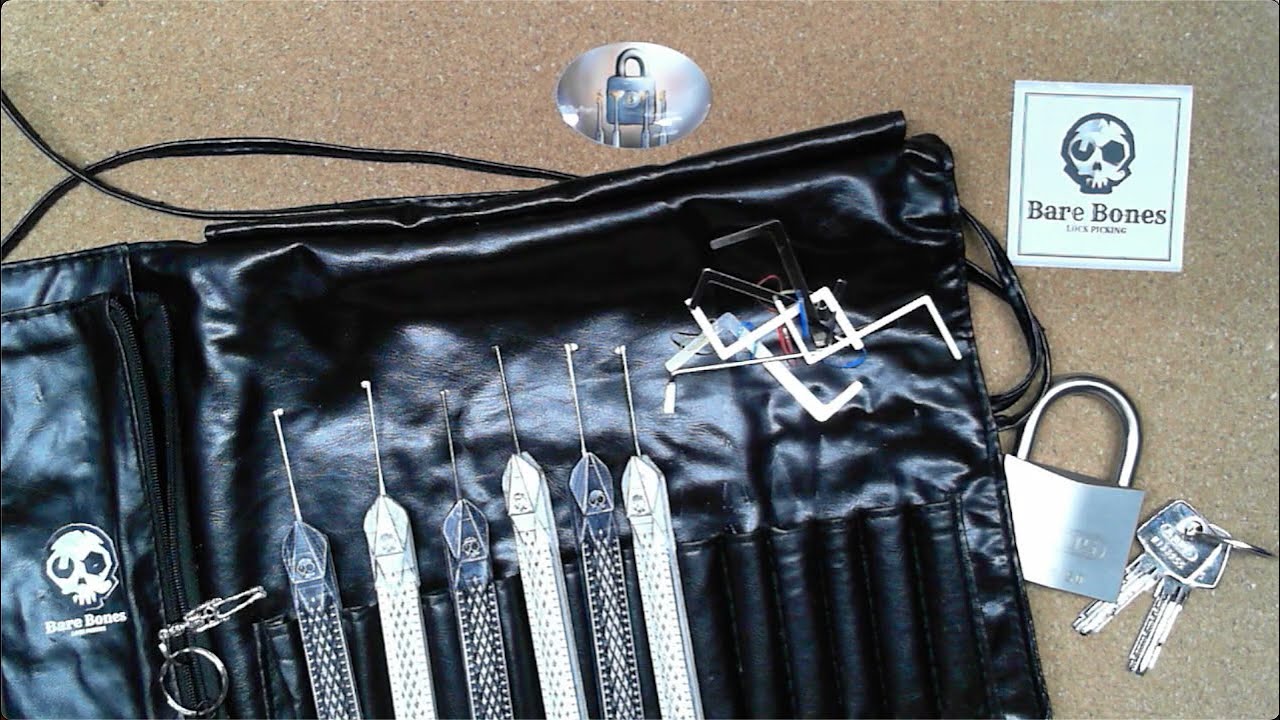 [80] Bone Roll with Bone Dimple Picks by Bare Bones Lock Picking - YouTube