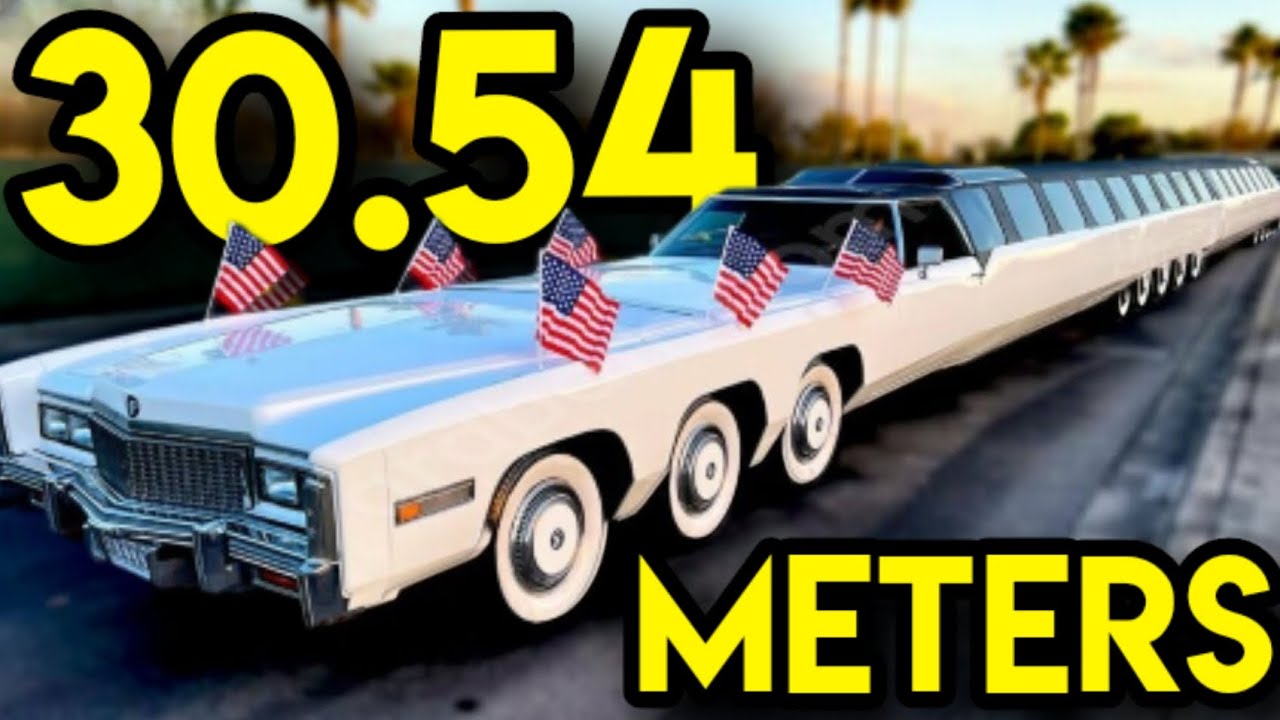 world's longest car (30.54 meters). - YouTube