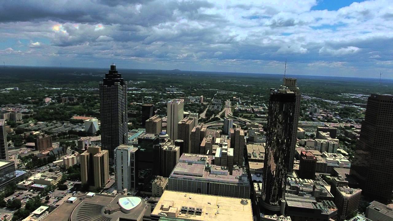Atlanta downtown aerial (RAW 4K footage) @ Phantom 4 - YouTube