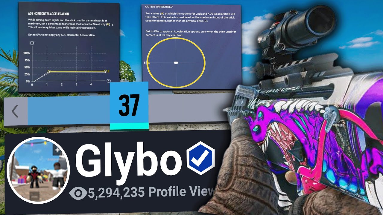 I Used Glybo's NEW NO RECOIL Sensitivity in Rainbow Six Siege - YouTube