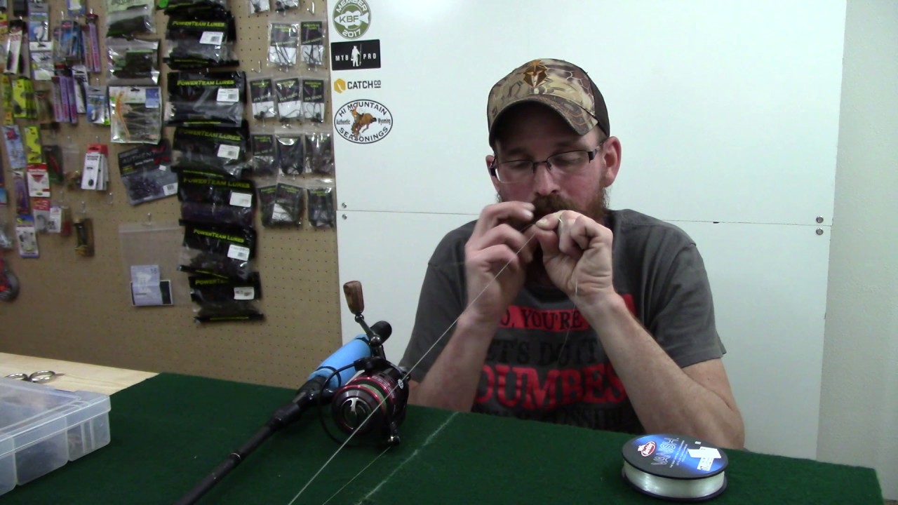 HOW TO SET UP A TEXAS RIG - The FG Knot - YouTube