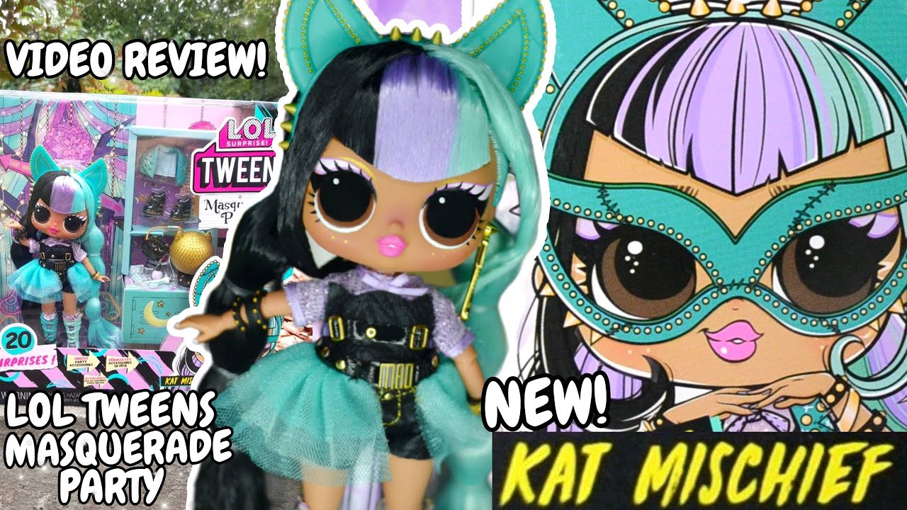 NEW LOL SURPRISE TWEENS KAT MISCHIEF🐱 VIDEO REVIEW!/ LOL Tweens ...