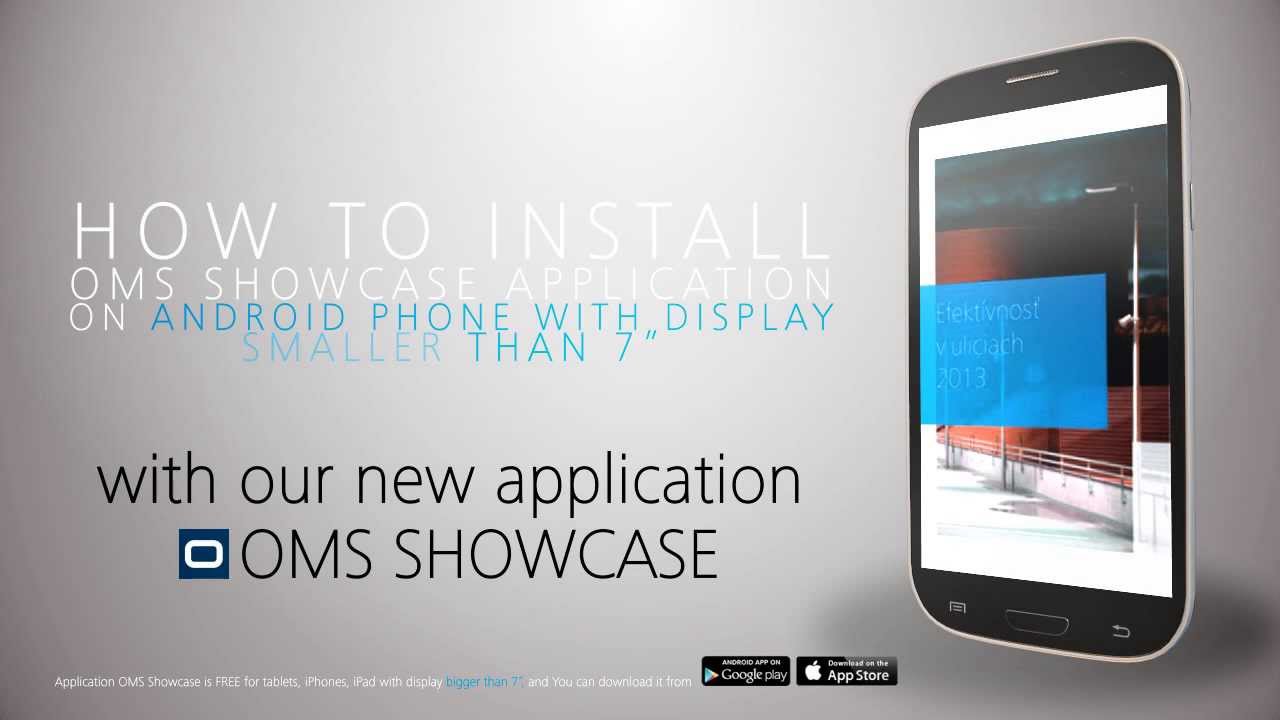 OMS Showcase - New mobile application by OMS Lighting. - YouTube