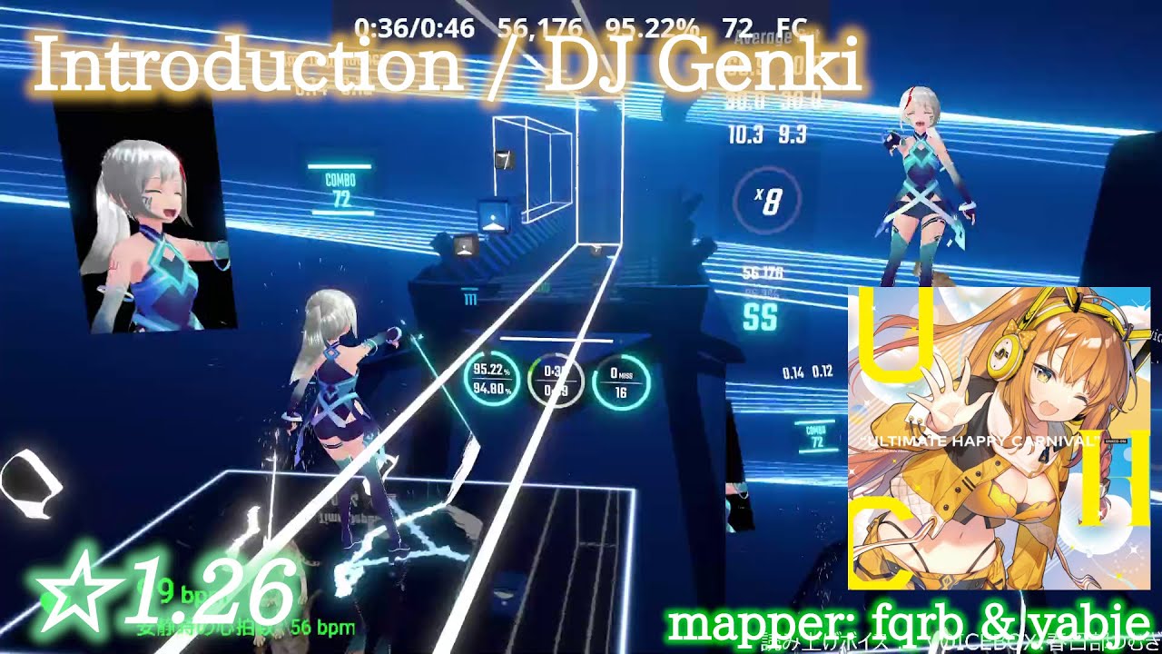 【ビートセイバー】Introduction - DJ Genki (Easy ranked ☆2.72)【FC】 - YouTube