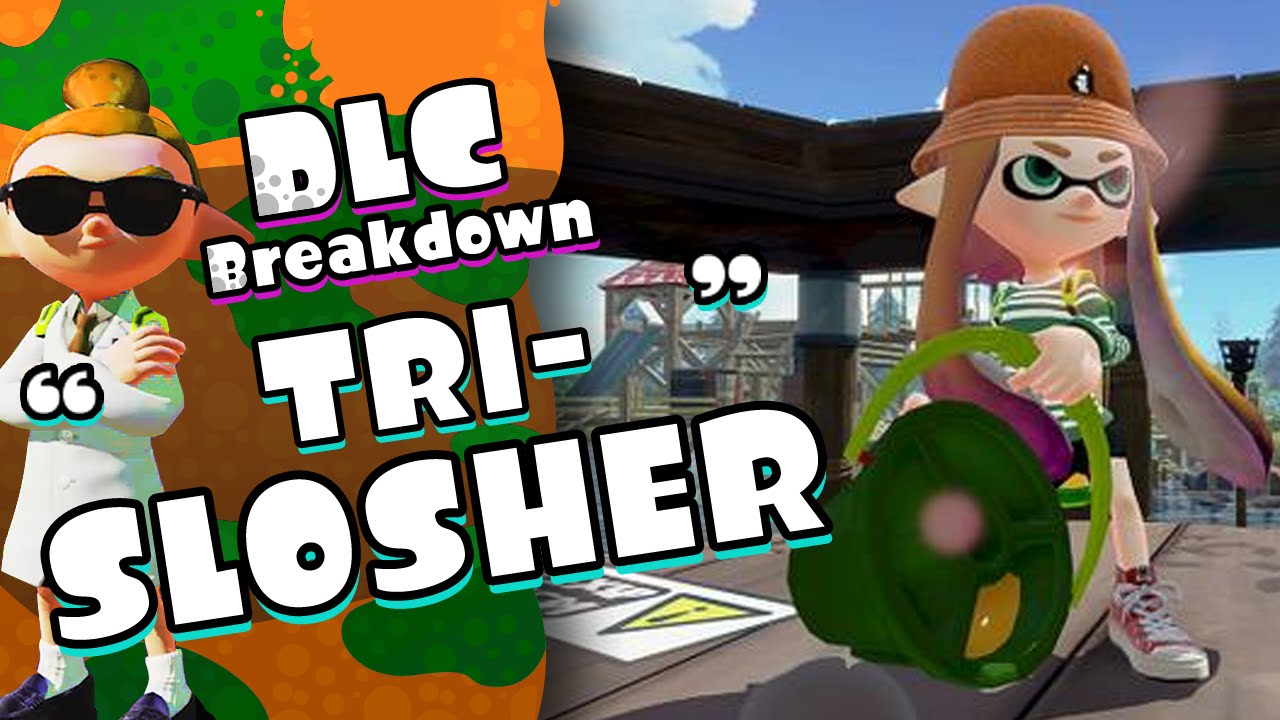 Tri-Slosher Breakdown and Gameplay Splatoon Nintendome - YouTube