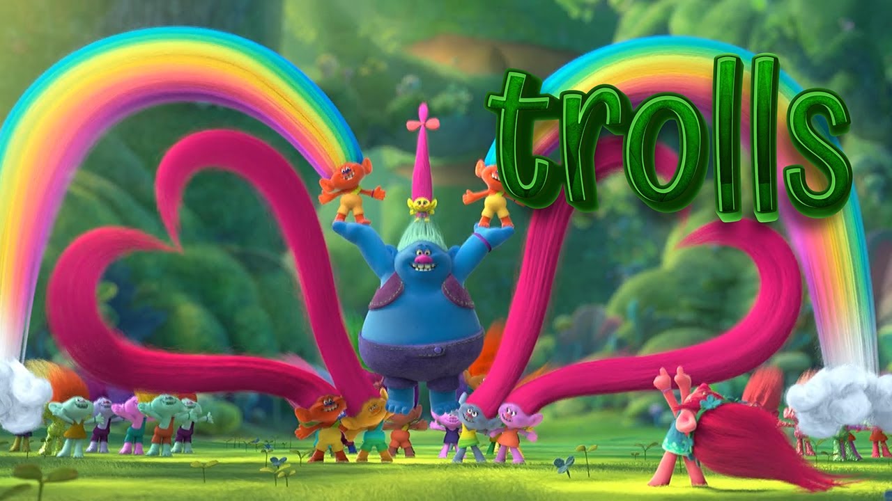 Trolls movie plot part 1 | The Gigglegums reviews - YouTube